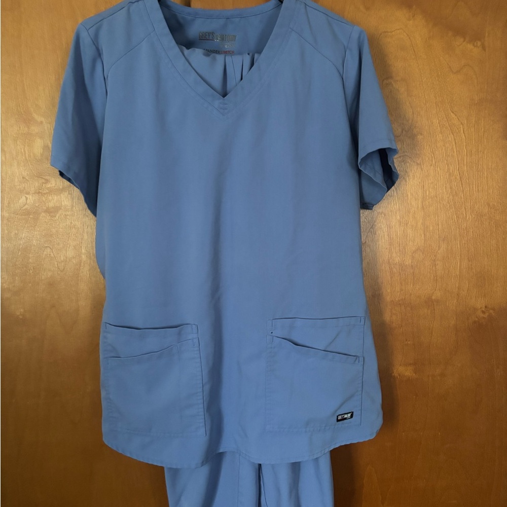 Blue Scrub Set Grey Anatomy Set - Gem